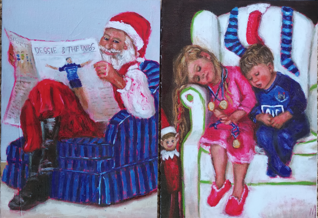 Dublin GAA Christmas Cards Out of stock - Maureen O Mahony Art